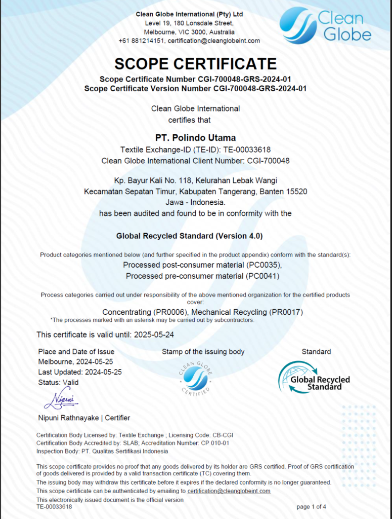 Indonesia’s PET Flakes Manufacturer - Polindo Utama Recycle